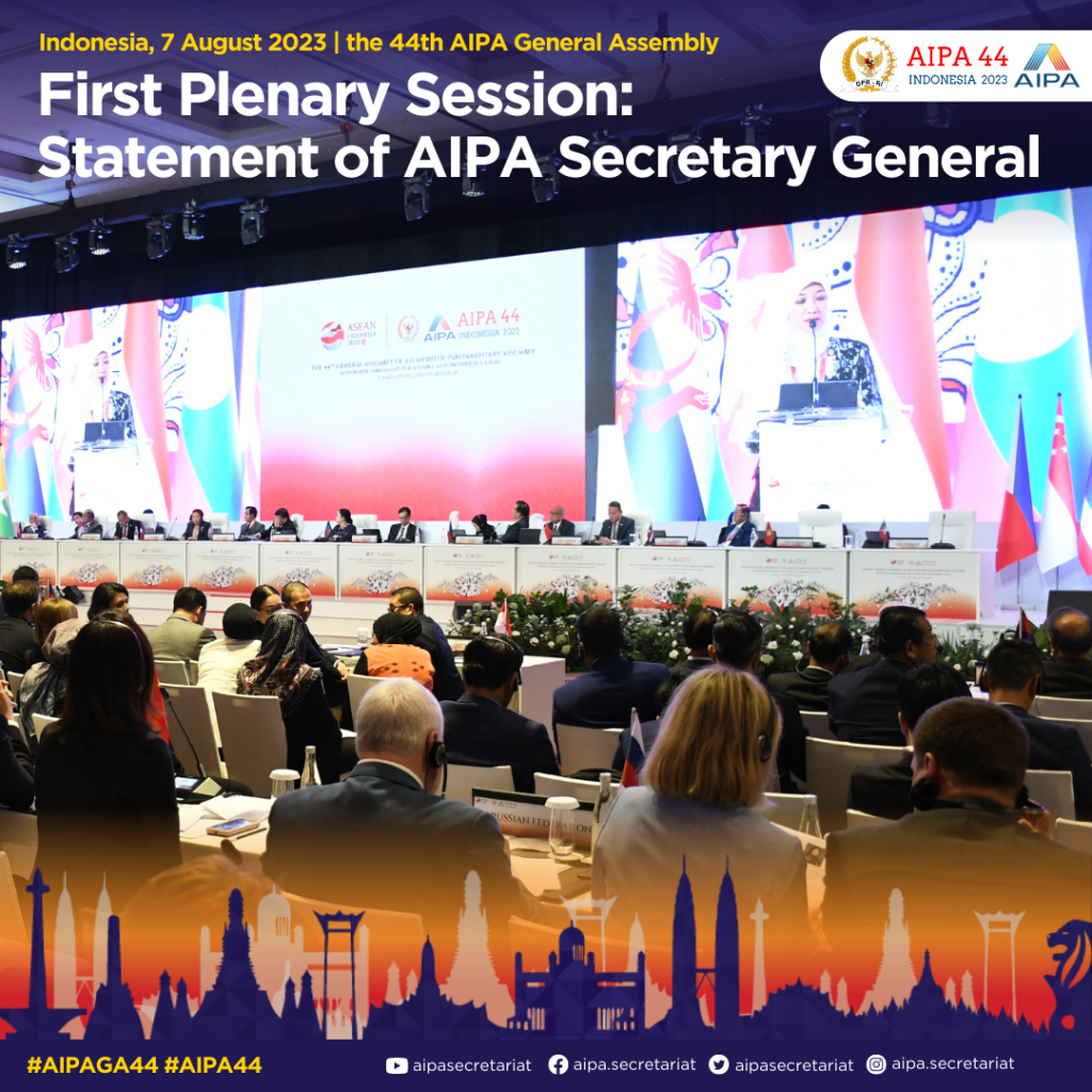 AIPA Secretary General Speeches – AIPA Secretariat