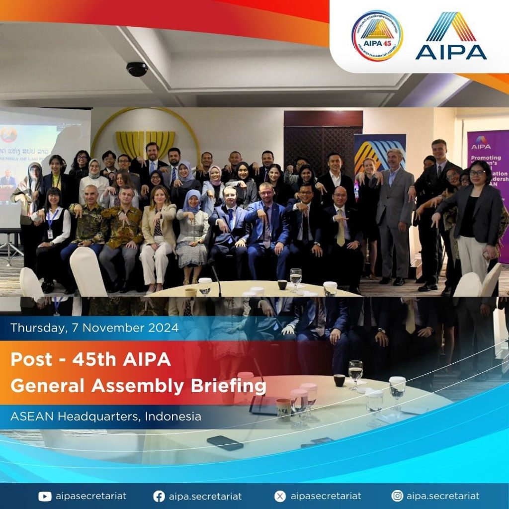 Agenda & Activities – AIPA Secretariat