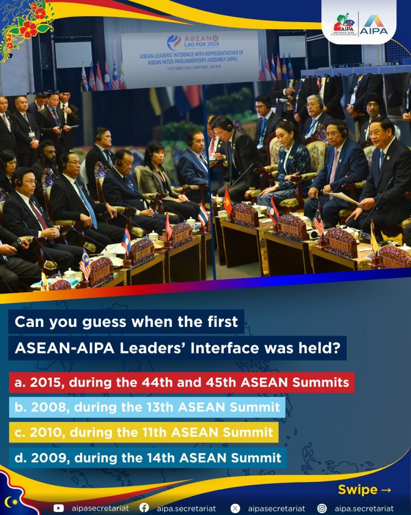 Agenda & Activities – AIPA Secretariat