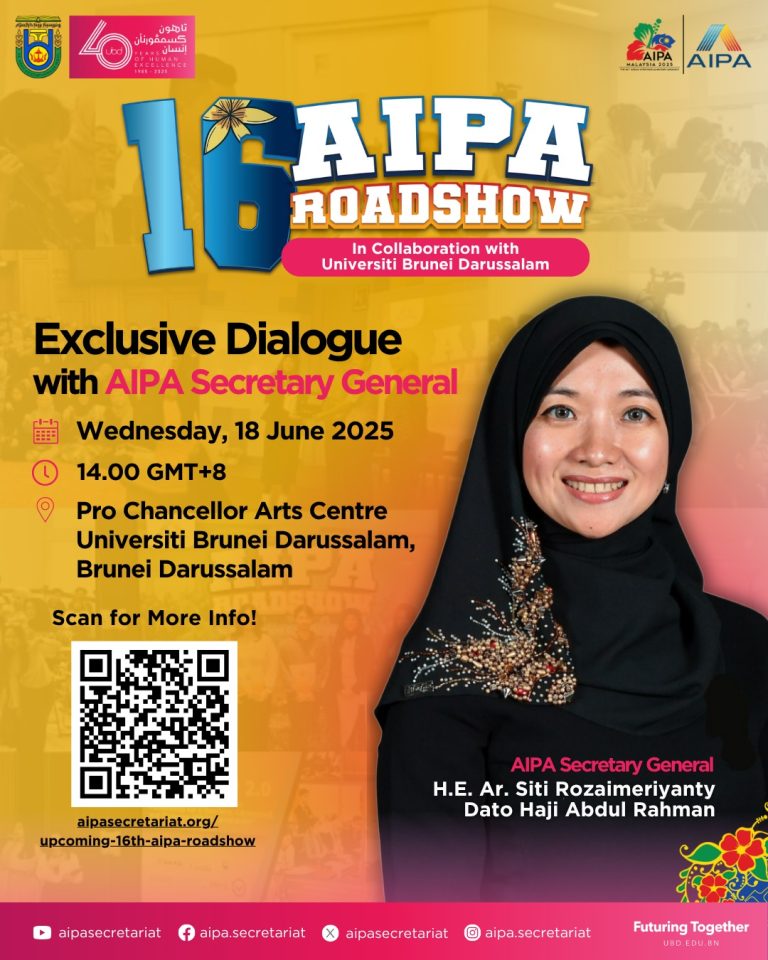 Upcoming 16th AIPA Roadshow – AIPA Secretariat